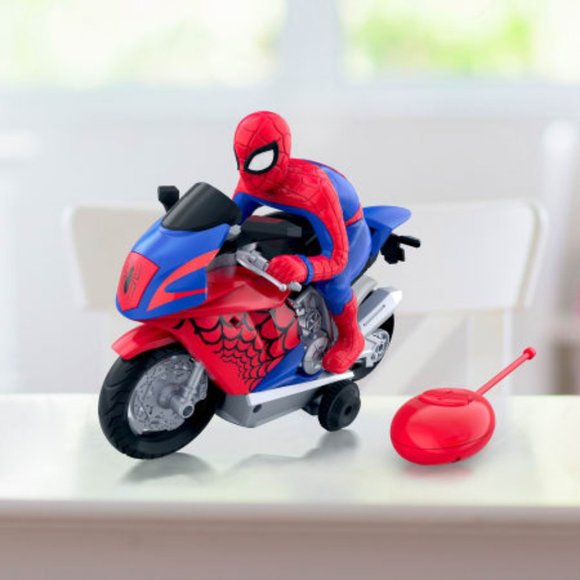 Spiderman | Toys | Nwb Remote Control Spiderman Motorcycle | Poshmark